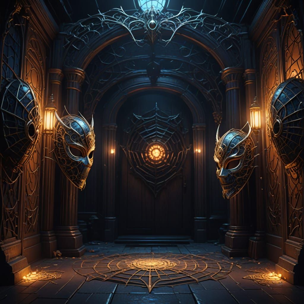 Tarantula's Show Stage - Surreal Masquerade Stage Unveiled i...