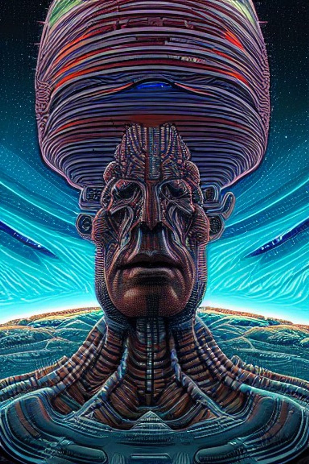 Portrait of a colossal galactic God. - AI Generated Artwork - NightCafe ...