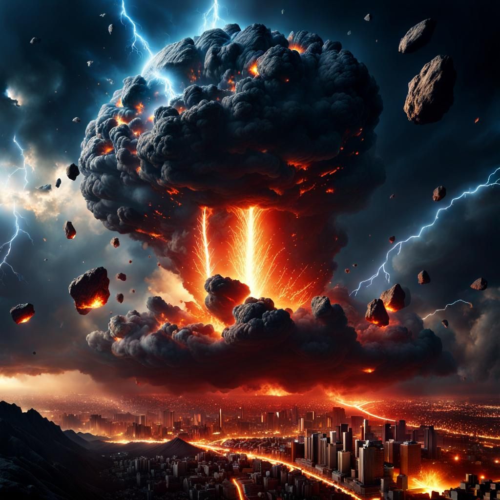 Cataclysm - Apocalyptic Hellfire and Asteroid Storm in High ...