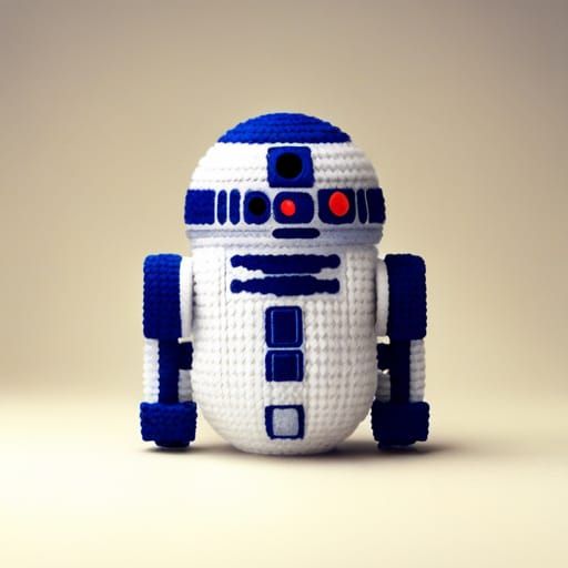 R2D2 Plushie - AI Generated Artwork - NightCafe Creator