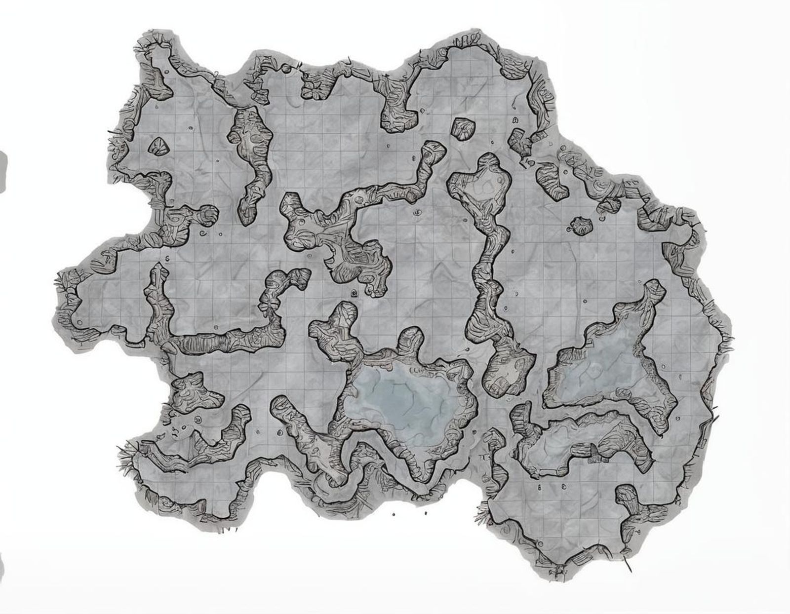 DnD cave system, rpg map - AI Generated Artwork - NightCafe Creator