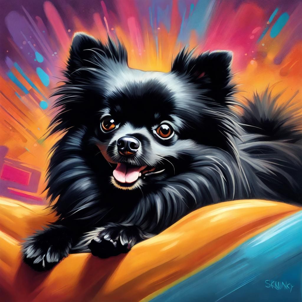 RIP Skunky AKA Barkey - AI Generated Artwork - NightCafe Creator