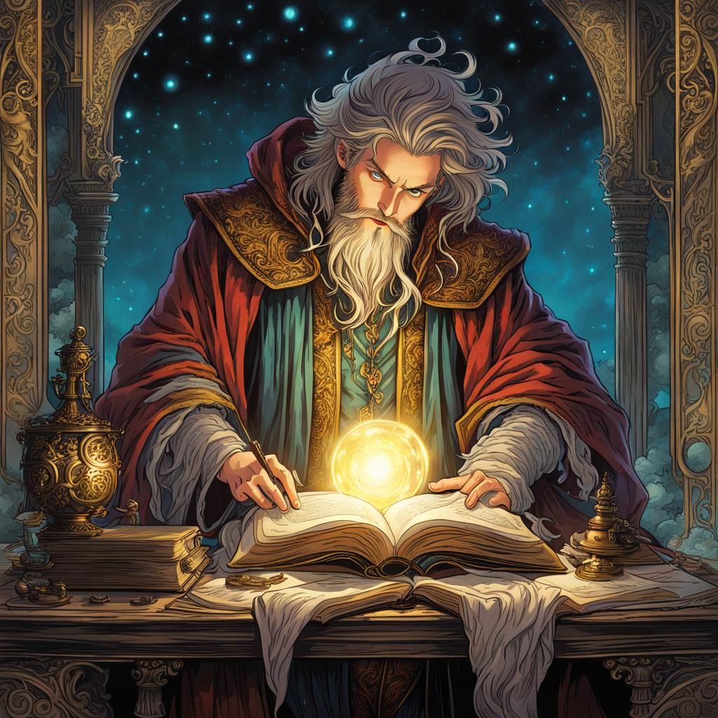 Wise Wizards Heed Warnings - AI Generated Artwork - NightCafe Creator