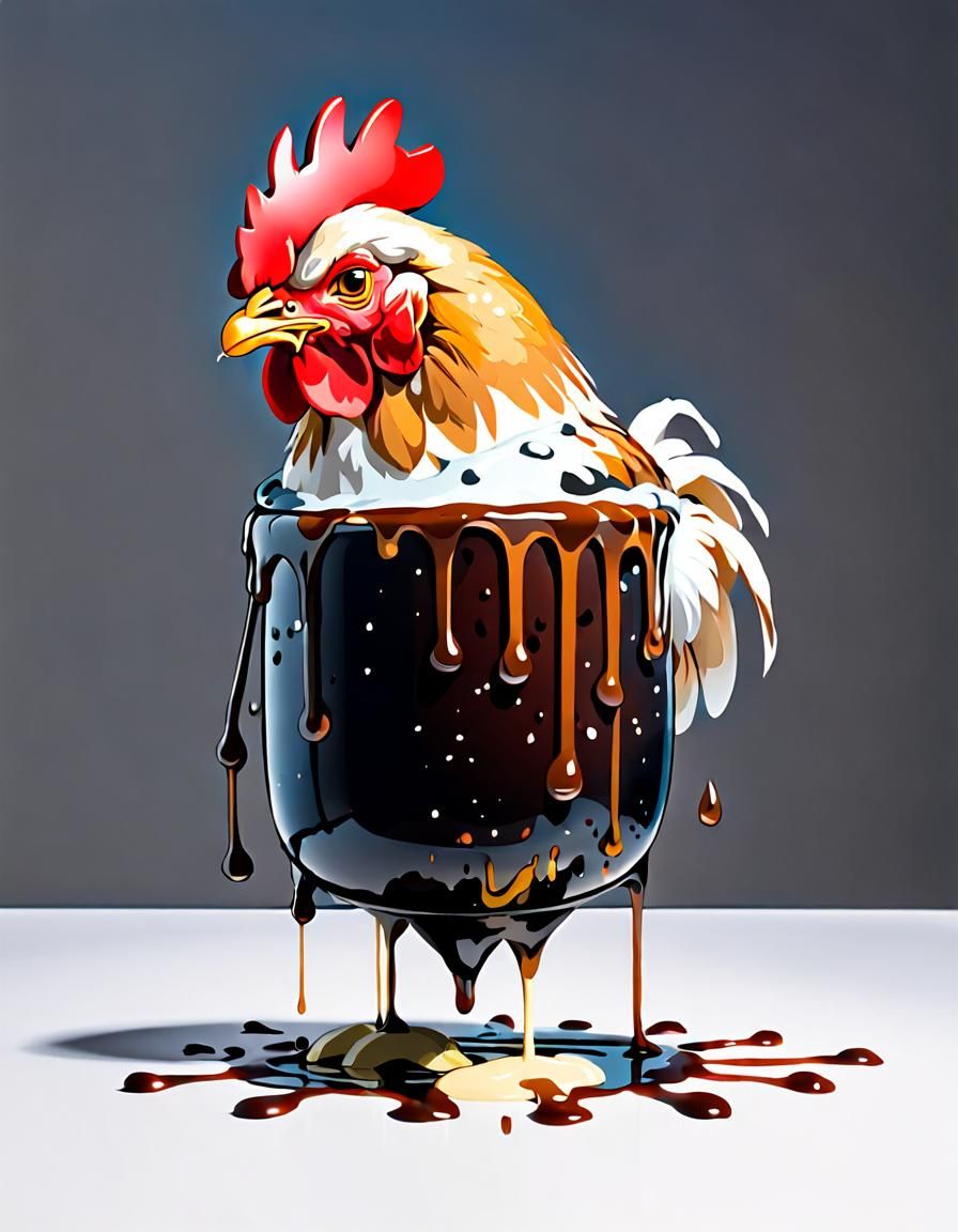 Chicken Drip - AI Generated Artwork - NightCafe Creator