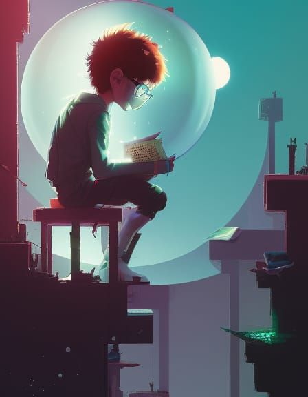 alienated student - AI Generated Artwork - NightCafe Creator