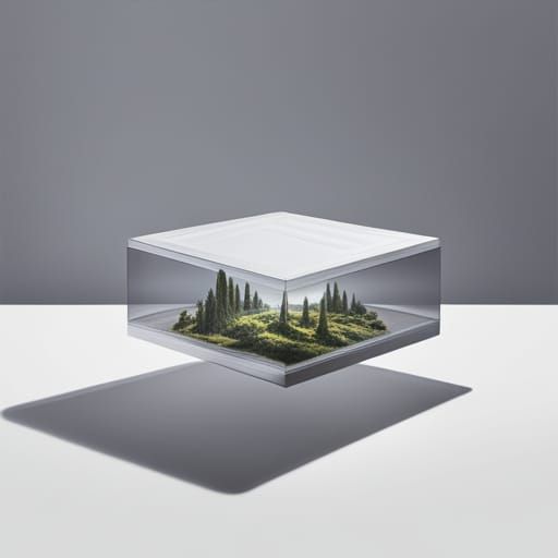 detailed photorealistic surreal objects floating in a void - AI ...