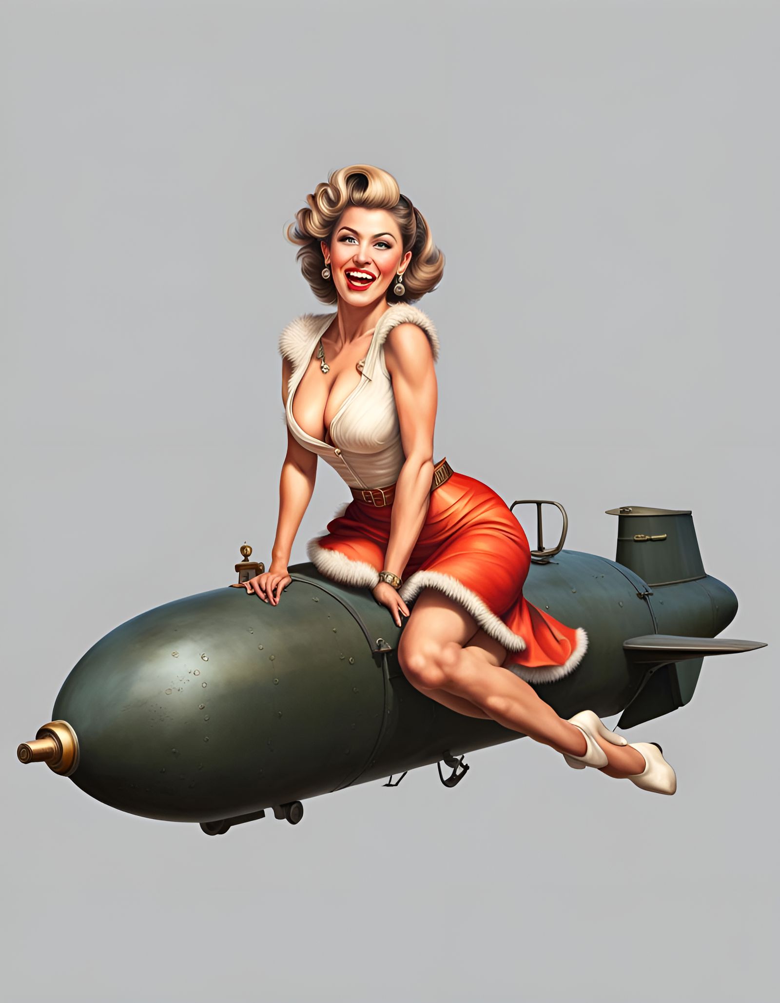 Bombshell beauty … - AI Generated Artwork - NightCafe Creator