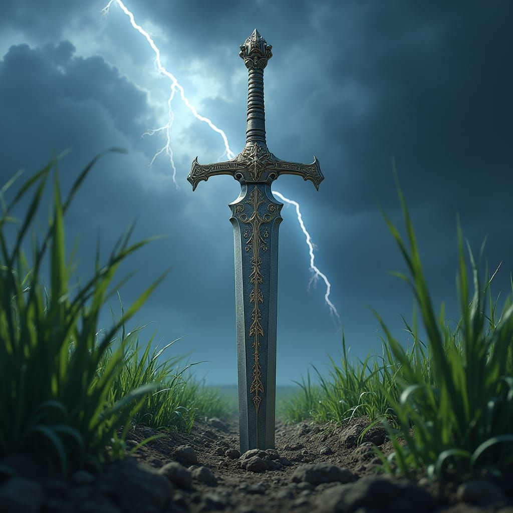 Sword of Zeus - Majestic Meteoroid Sword Emerges from the Ea...