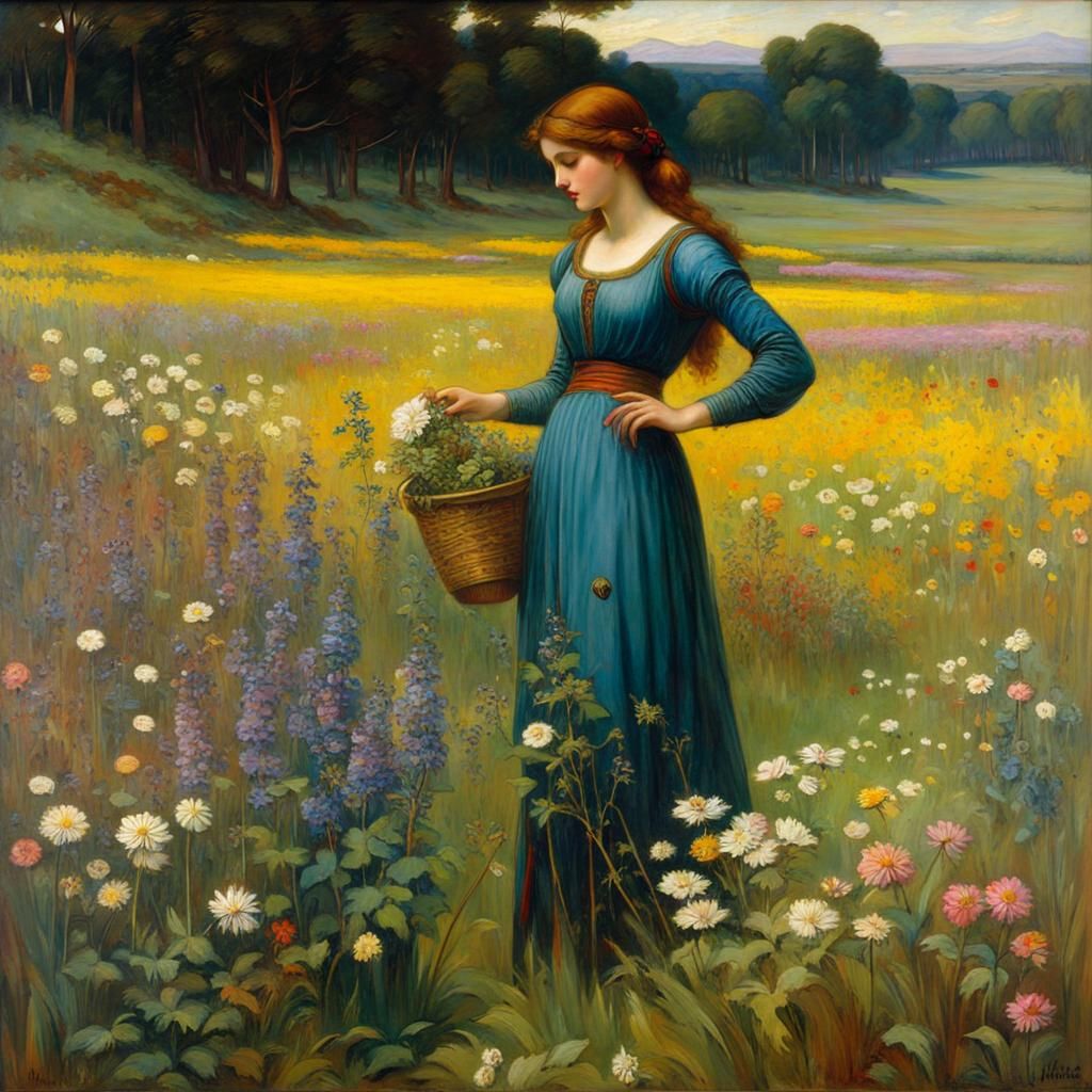 The Botanist Considers A Sample - AI Generated Artwork - NightCafe Creator