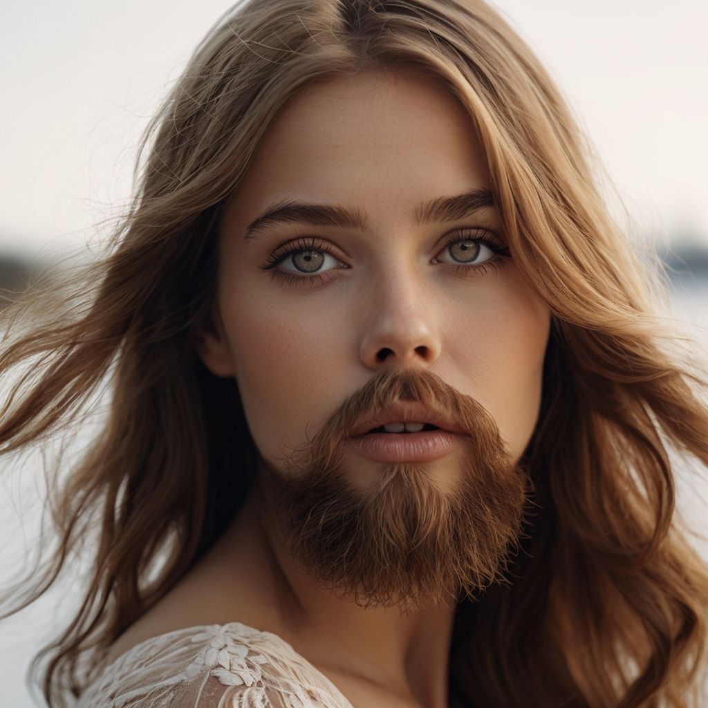 Crazy world with Beard - AI Generated Artwork - NightCafe Creator