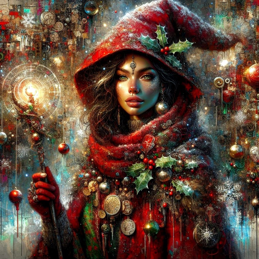 Wanda, Winter Witch - Winter Enchantress of Hispanic Descent...