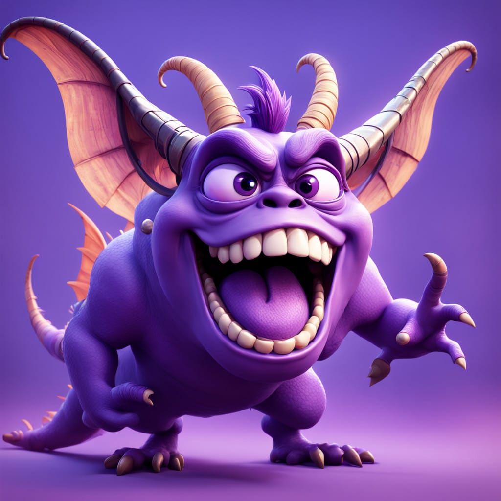 It was a one eyed one horn flying Purple people eater. Pixar, Disney ...