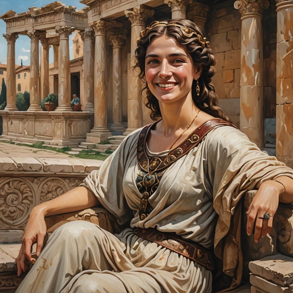 Roman smile - AI Generated Artwork - NightCafe Creator
