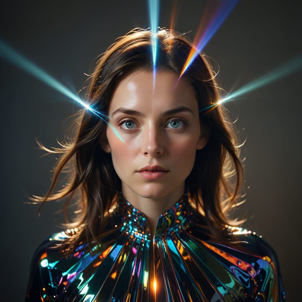 light beams expanding geometric colored optical illusion hallucination ...