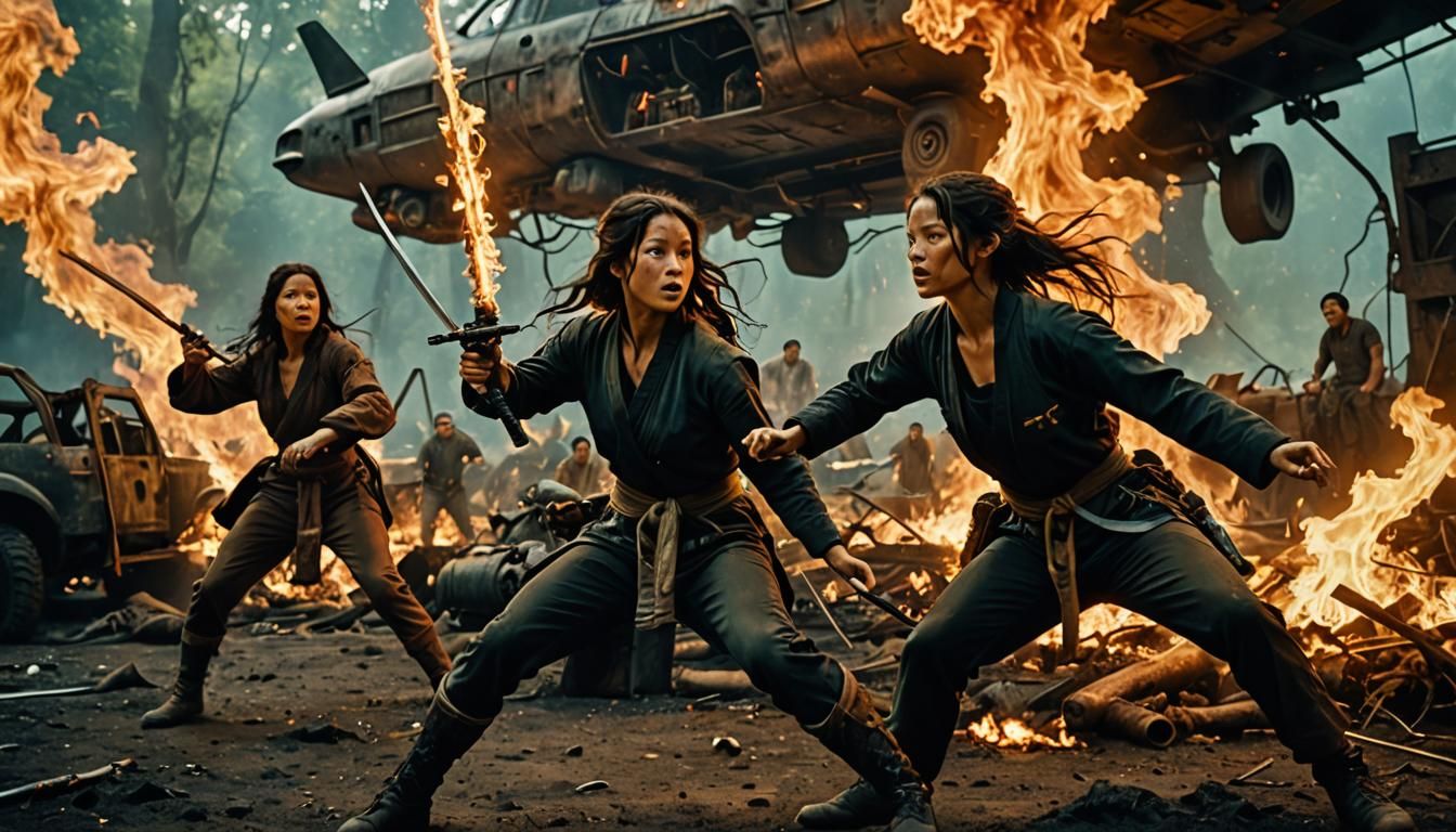 The character River Tam from Firefly as a female ninja - AI Generated ...