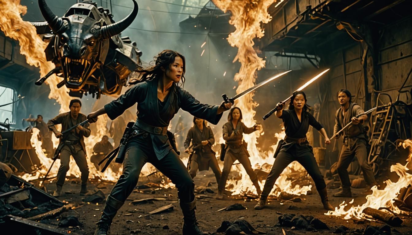 The character River Tam from Firefly as a female ninja - AI Generated ...