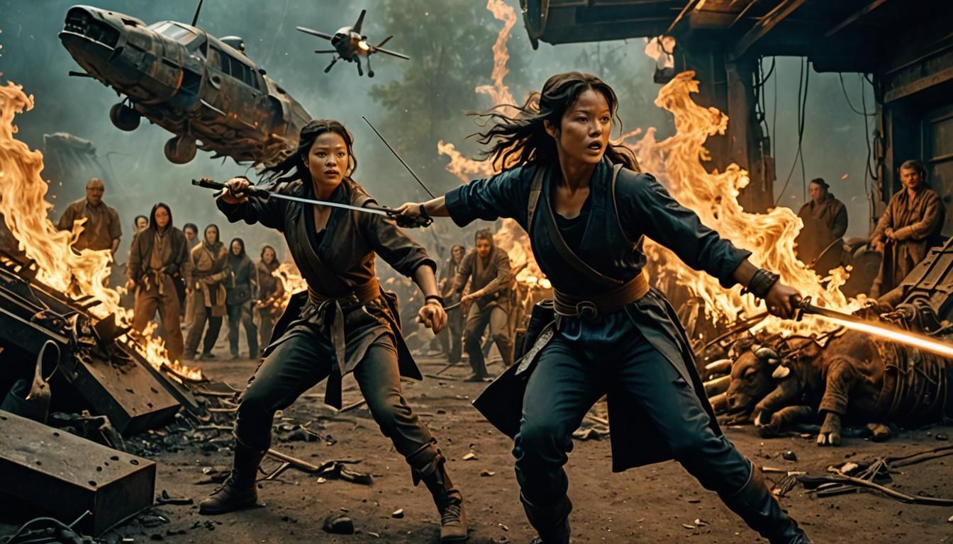 The character River Tam from Firefly as a female ninja - AI Generated ...