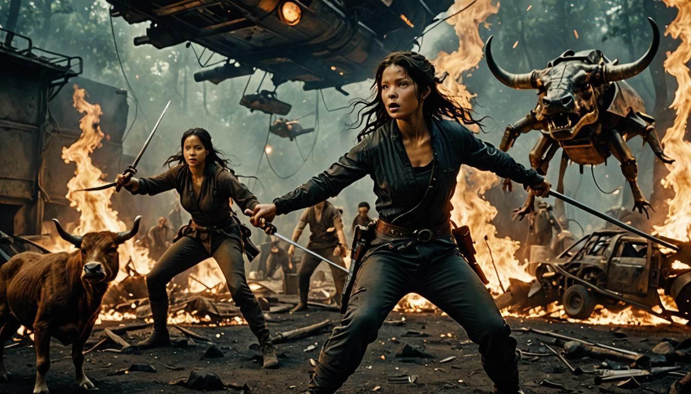 The character River Tam from Firefly as a female ninja - AI Generated ...