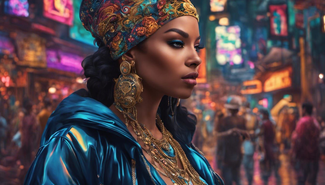 Chic Lady - AI Generated Artwork - NightCafe Creator