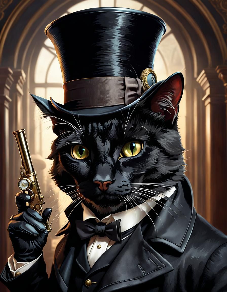 Sly Sylvester the Secret Investigator - AI Generated Artwork ...