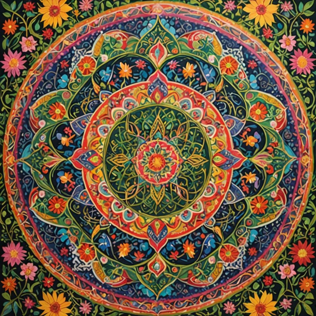 Art by Beatriz Milhazes, Ustad Ahmad Lahori, inspired by Brazilian ...