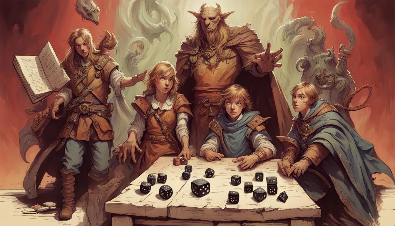 poster for a Dungeons & Dragons club, after school, fantasy ...