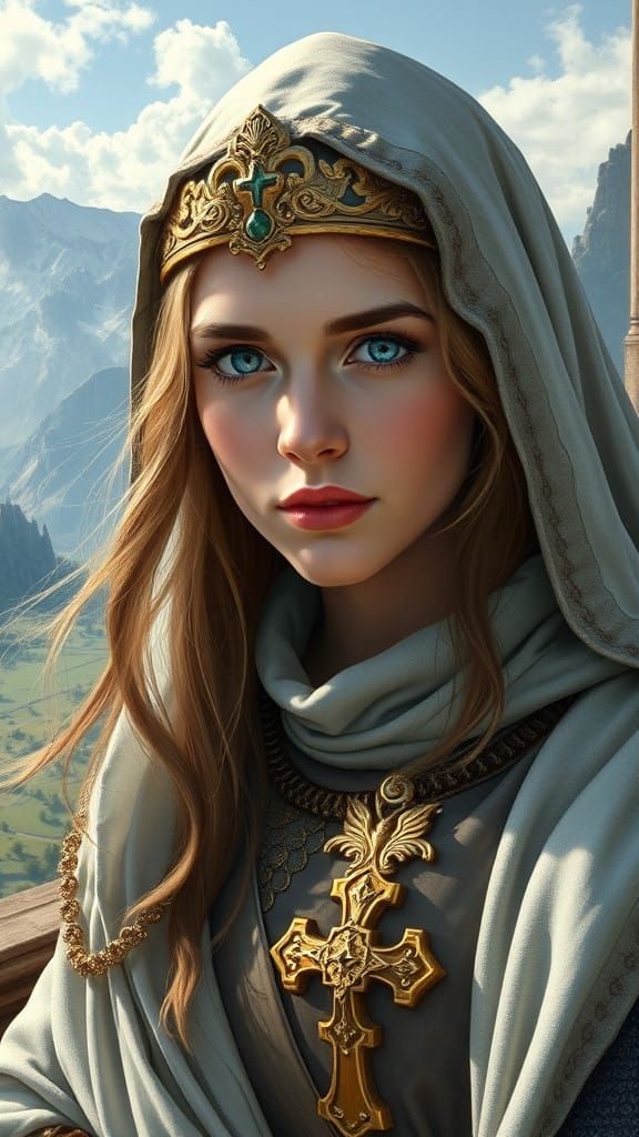 Medieval Priestess (Aia's Medieval Portraits Challenge)
