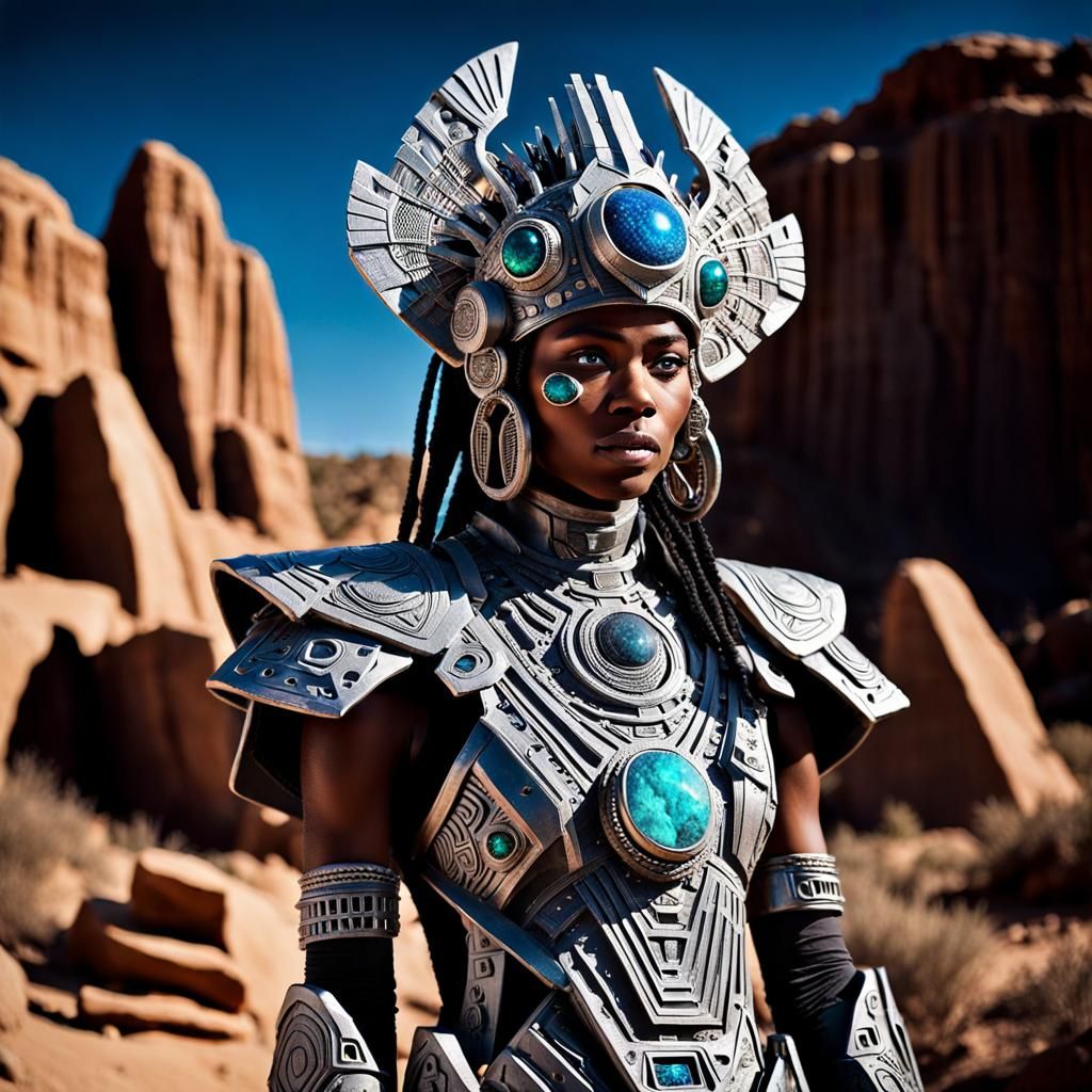 Stonepunk Woman - AI Generated Artwork - NightCafe Creator