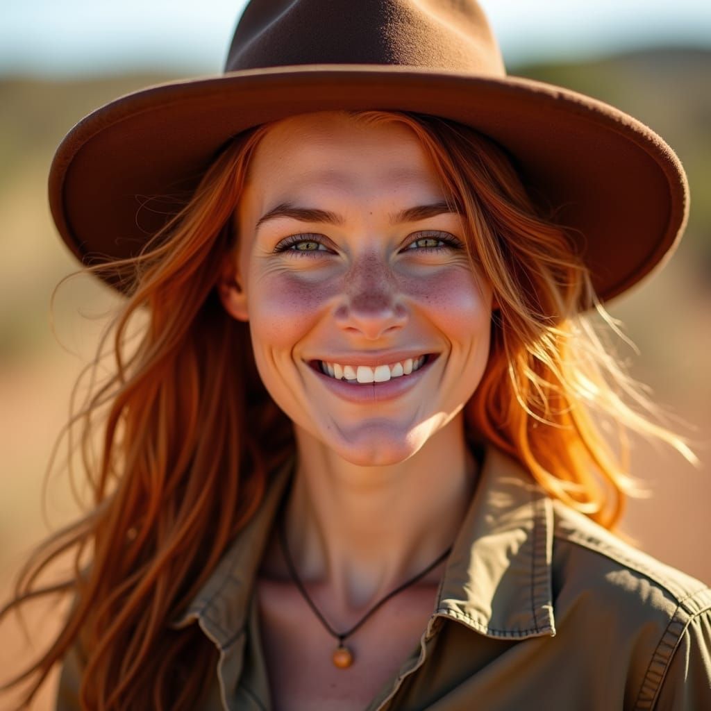 "Outback Beauty" Photo Portrait 2 - Ethereal Australian Woma...