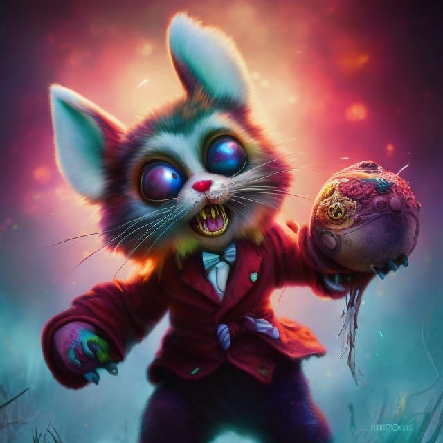 Beaster bunny - AI Generated Artwork - NightCafe Creator