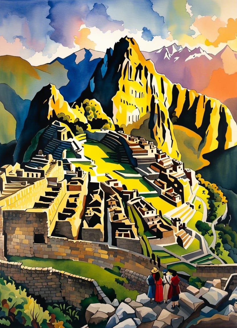 Machu Picchu - Peru - AI Generated Artwork - NightCafe Creator