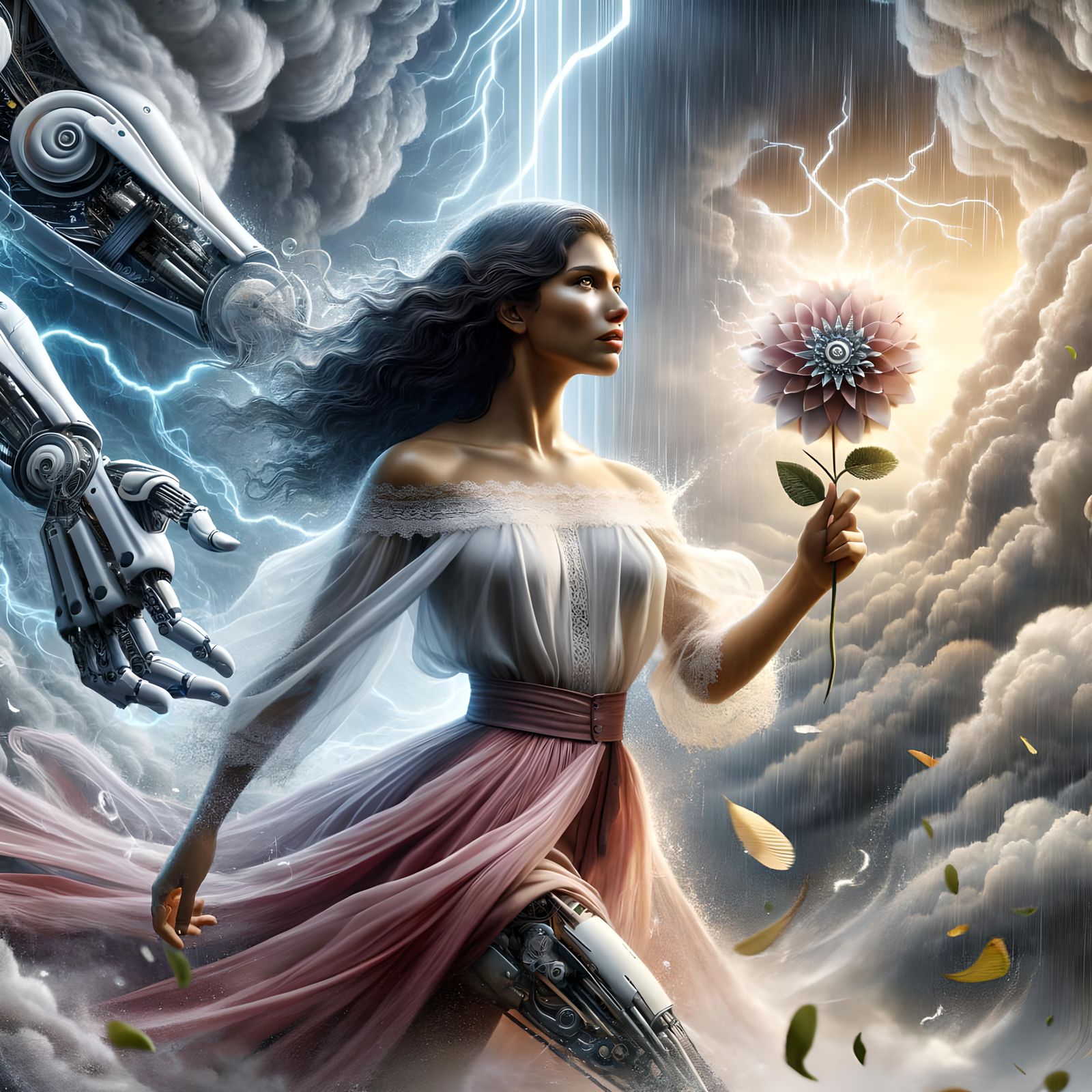 Fiercely Feminine - AI Generated Artwork - NightCafe Creator