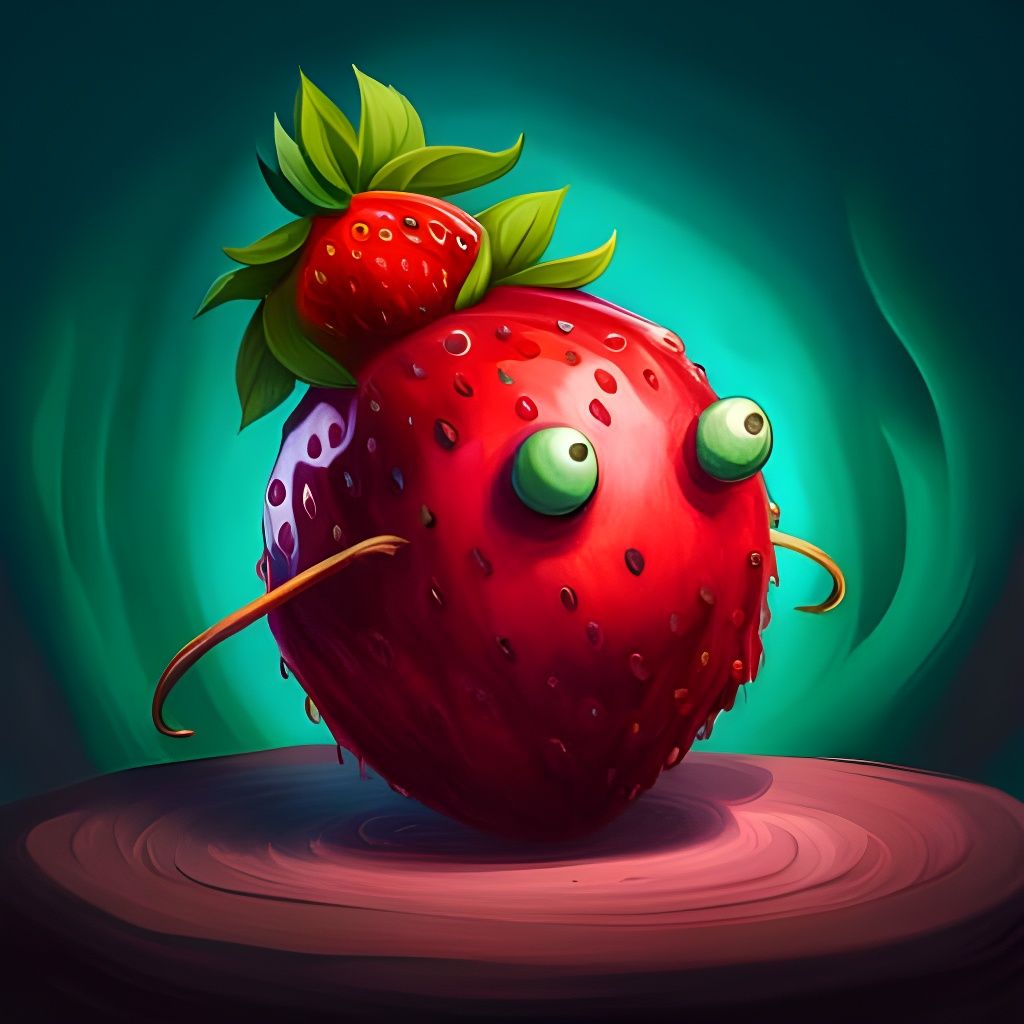 Strawberry Man - AI Generated Artwork - NightCafe Creator