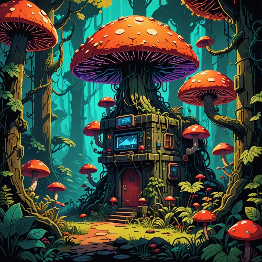 16-bit fantasy hideaway - 8-Bit Fantasy Hideaway in a Dense ...