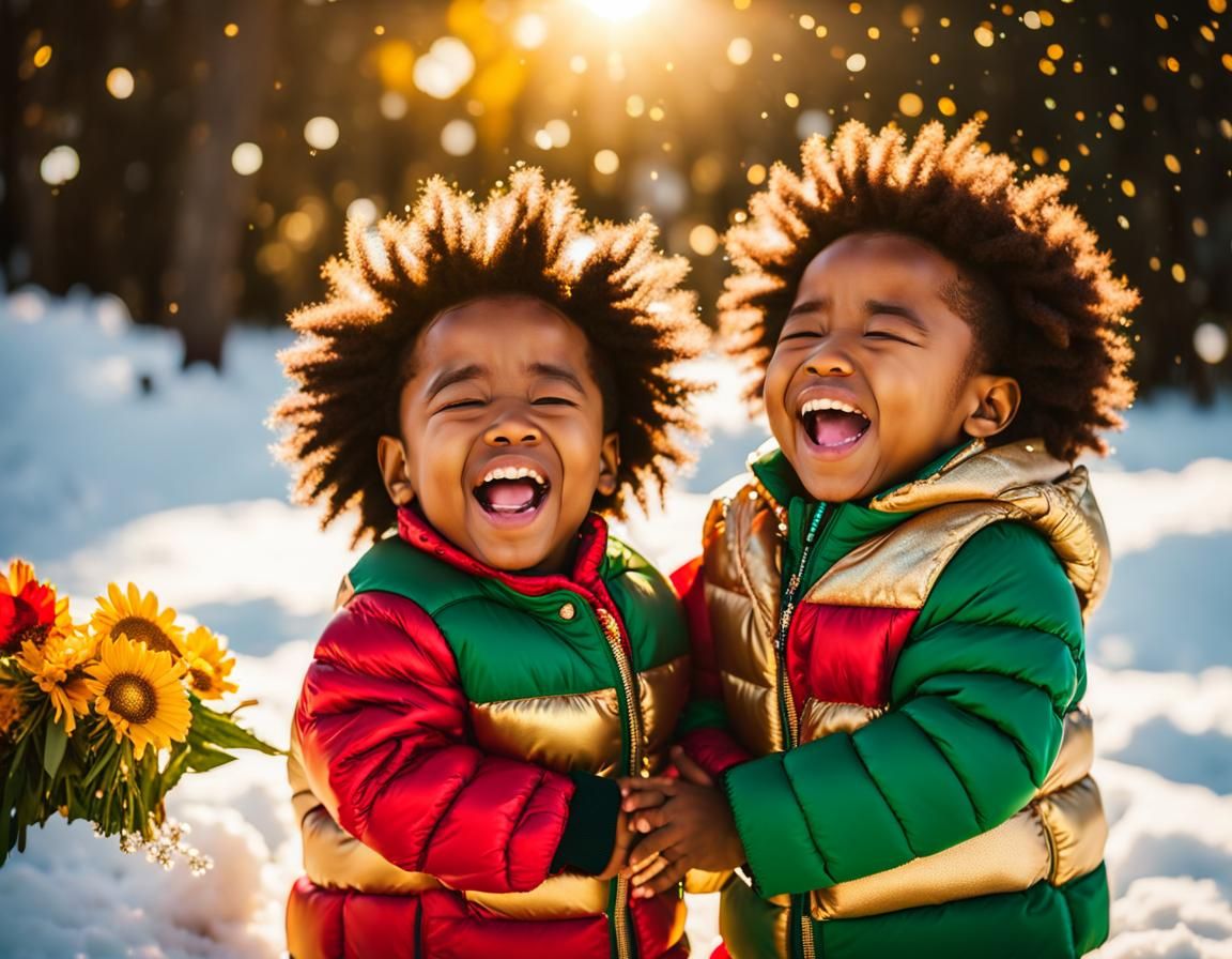 Laughing Boys - AI Generated Artwork - NightCafe Creator