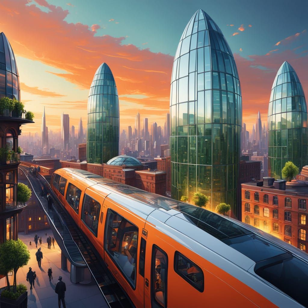 Futuristic city - Futuristic city