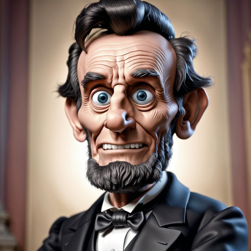 Smile, Abe! - AI Generated Artwork - NightCafe Creator
