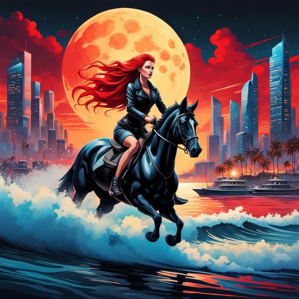 Full Rein..Moments Before Her Horse Threw Her Off, Because She was an ...