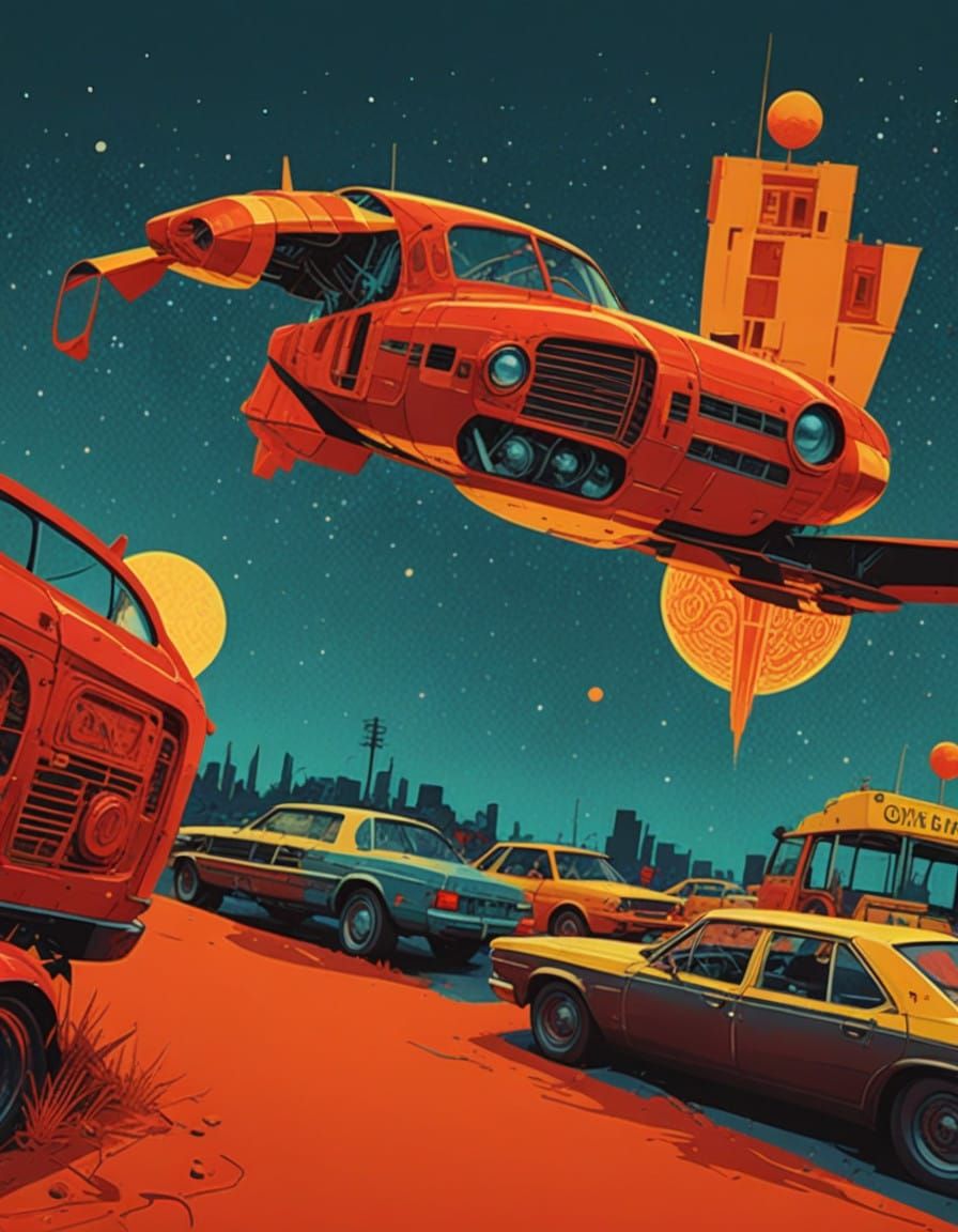 Post-Apocalyptic Metropolis Transformed: Ancient R... - AI Art