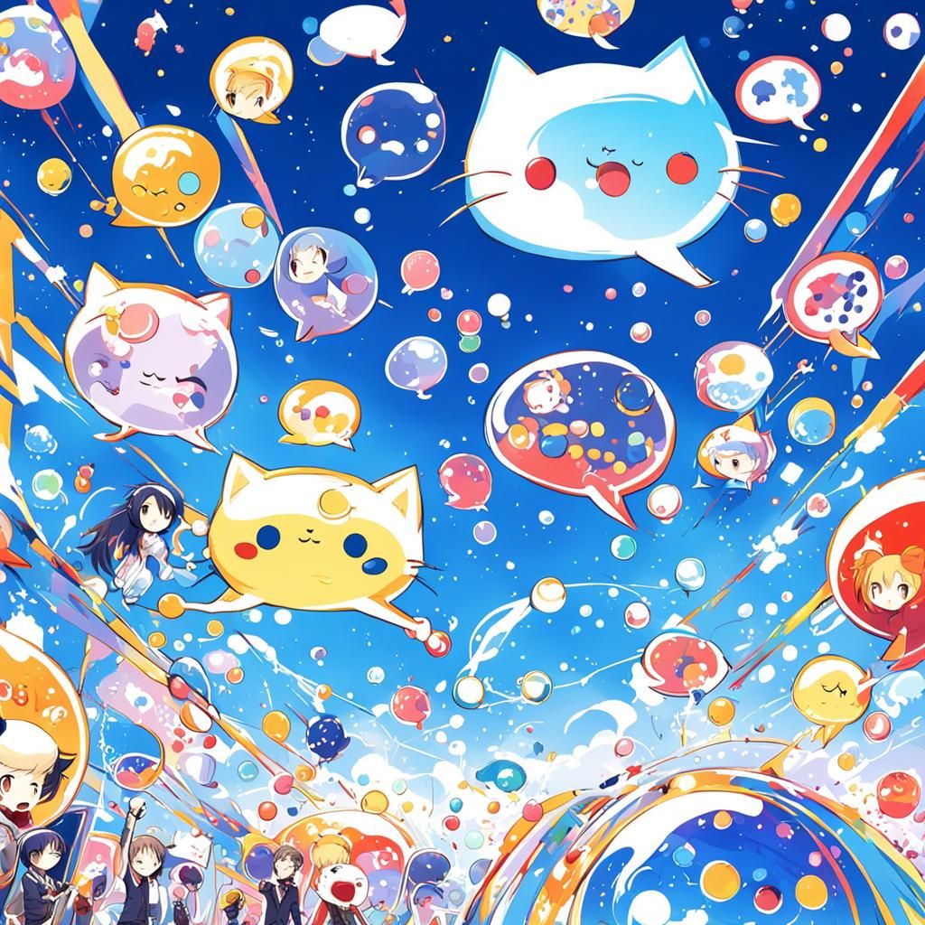 Chat Bubbles - AI Generated Artwork - NightCafe Creator