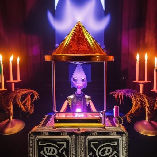demon summoning ritual - AI Generated Artwork - NightCafe Creator