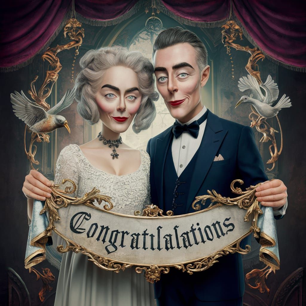Congratulations - Gothic Celebration in Exquisite Detail