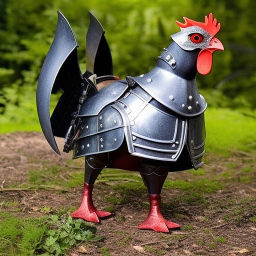 If there were armored chickens as mercenary monsters what level would ...