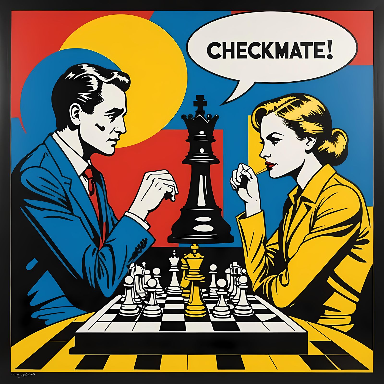 Checkmate - AI Generated Artwork - NightCafe Creator