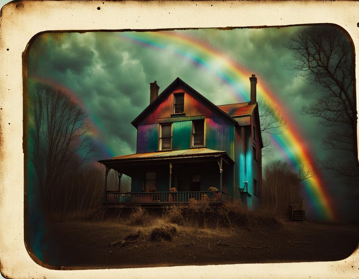 A series of weird rainbow tin types #1 - AI Generated Artwork ...
