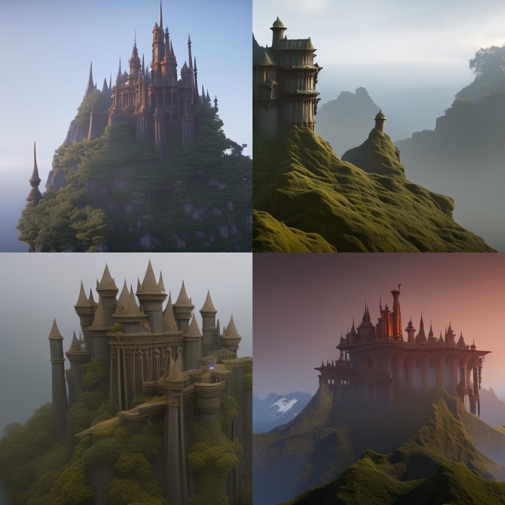 castle majestical - AI Generated Artwork - NightCafe Creator