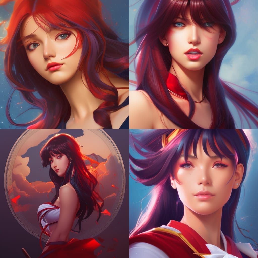 Sailor mars - AI Generated Artwork - NightCafe Creator