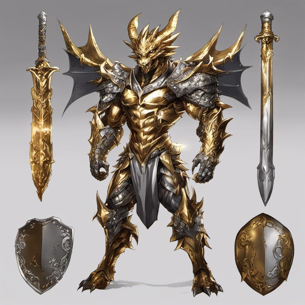 Draconian fighter - AI Generated Artwork - NightCafe Creator
