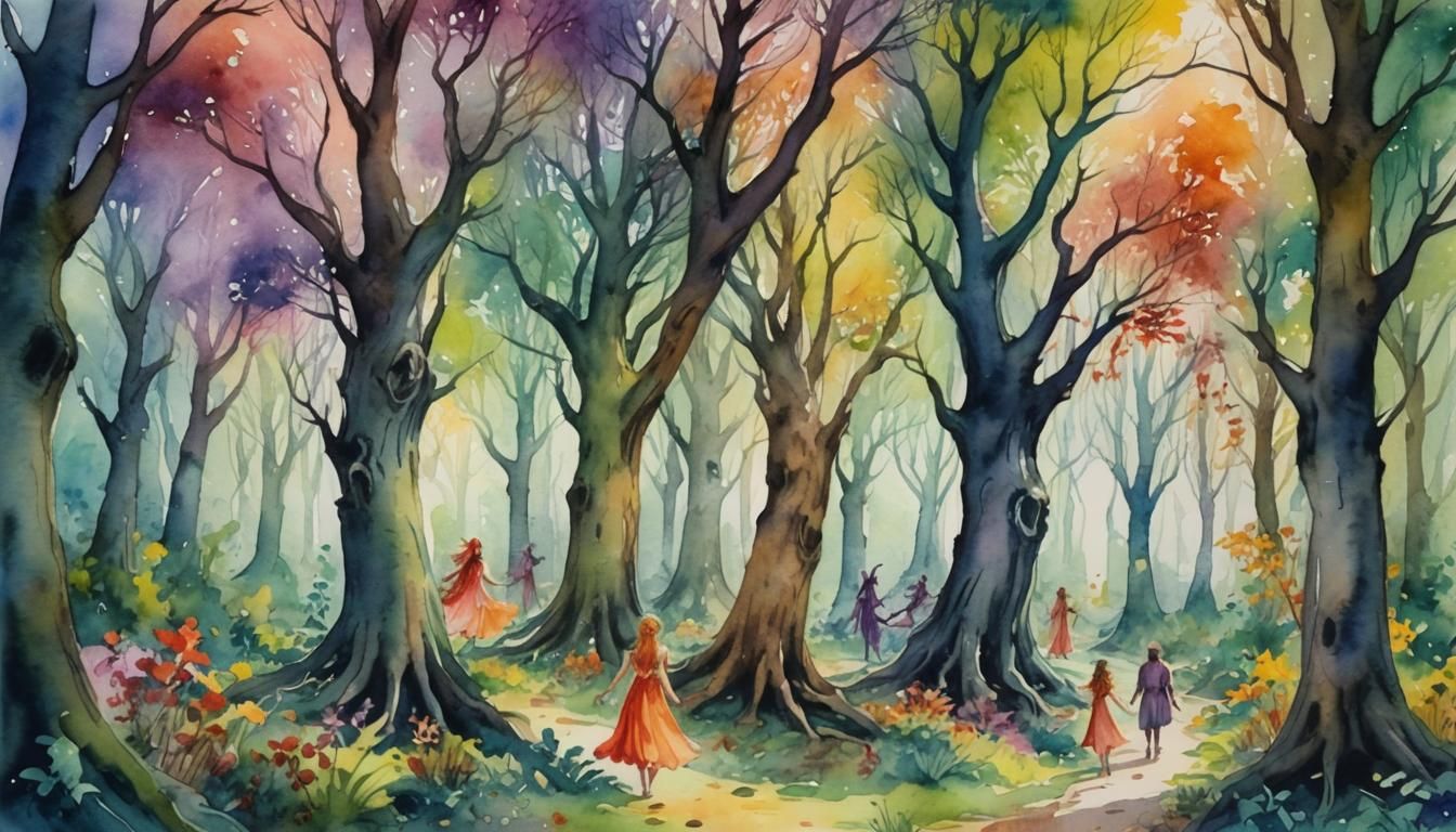 Dryad's Grove - AI Generated Artwork - NightCafe Creator
