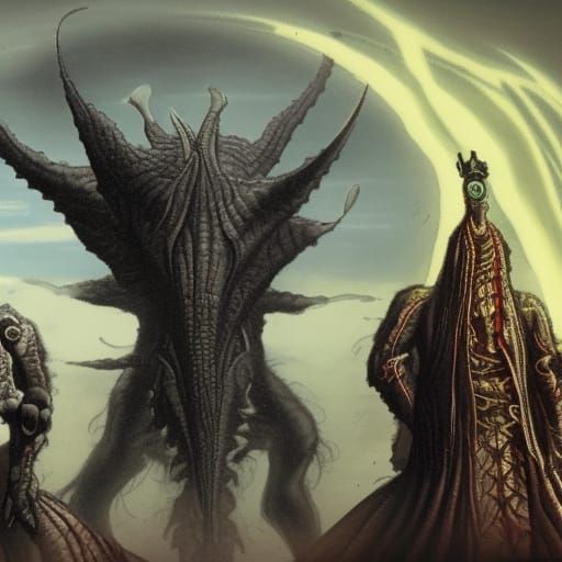 Inhabitants of the Pleiades - AI Generated Artwork - NightCafe Creator